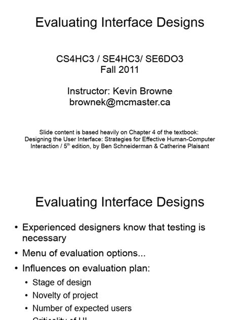 05 Evaluating User Interface Pdf