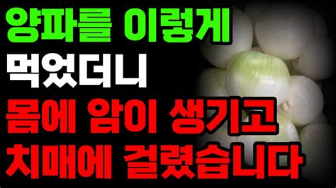 양파와 절대로 함께 먹지 마세요 위와 신장이 다 나빠지고 암과 치매를 유발합니다 양파와 같이 먹으면 안되는 음식과 좋은 음식 Youtube