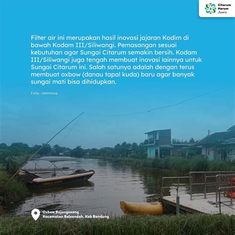 Sobat Ridwan Kamil On Twitter Rt Satgascitarum Satgas Citarum Harum Akan Memasang Puluhan
