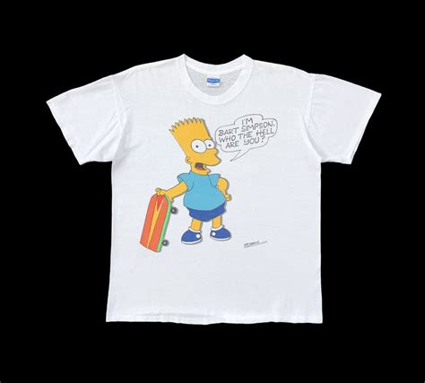 Vintage 🔥vtg 1989 Bart Simpson Who The Hell Are You Matt Groening Grailed