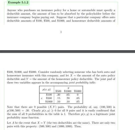 Solved In The Table In Example 5 1 2 The Sum Of Chegg Com