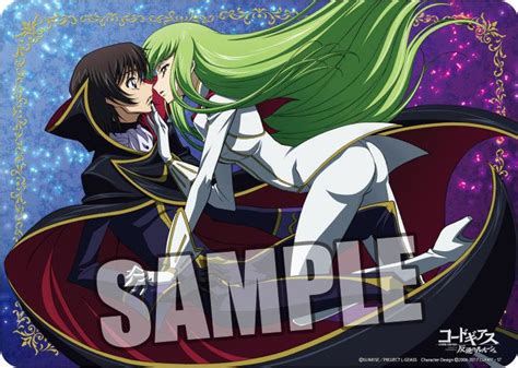 Character Rubber Mat Code Geass Lelouch Of The Rebellion Lelouch And Cc