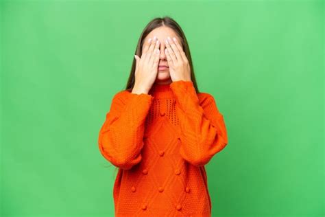 Premium Photo Young Blonde Woman Over Isolated Chroma Key Background