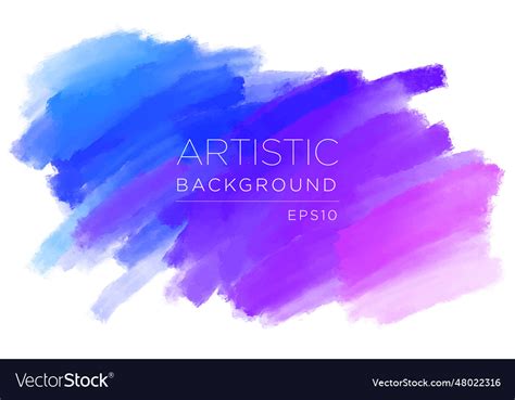 Artistic Backdrop With Brush Strokes Royalty Free Vector