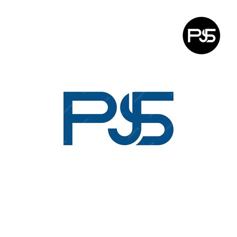 Premium Vector Pjs Logo Letter Monogram Design