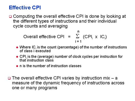 Cs 35101 Computer Architecture Week 9 Understanding Performance