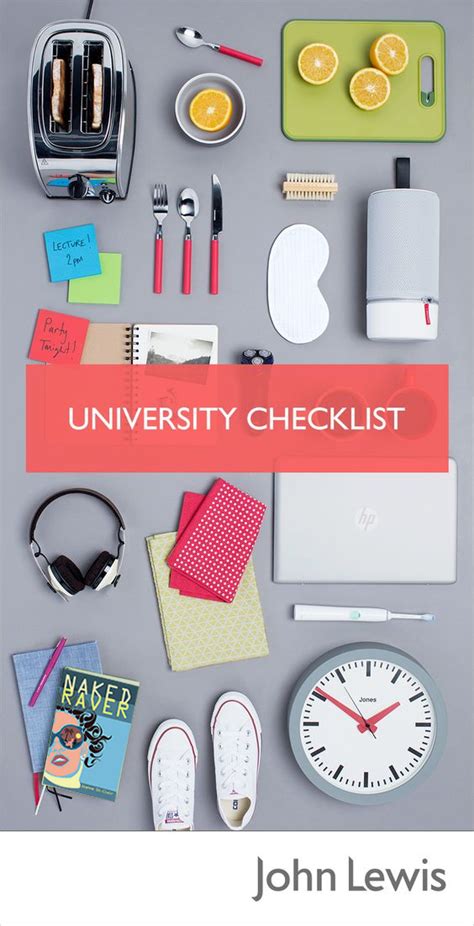 The Essential University Checklist University Checklist