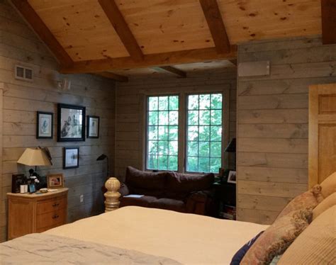 Log Cabin Master Bedroom