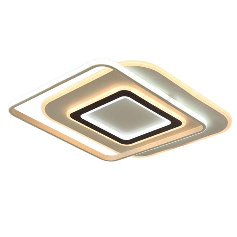 Plafonnier LED Dimmable Naos CCT W Carrés Leroy Merlin