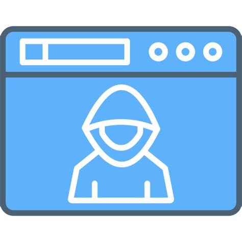 Hacker Generic Blue Icon