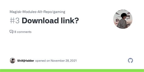 Download Link · Issue 3 · Magisk Modules Alt Repogaming · Github