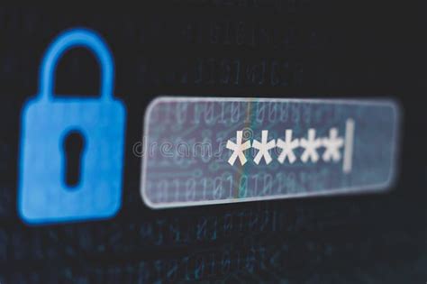 Cyber Security Technology Concept Man Points Finger At Finger Print