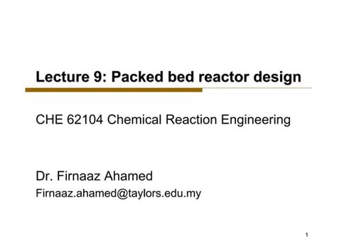 Lecture 9packed Bed Reactor Designfirpdf