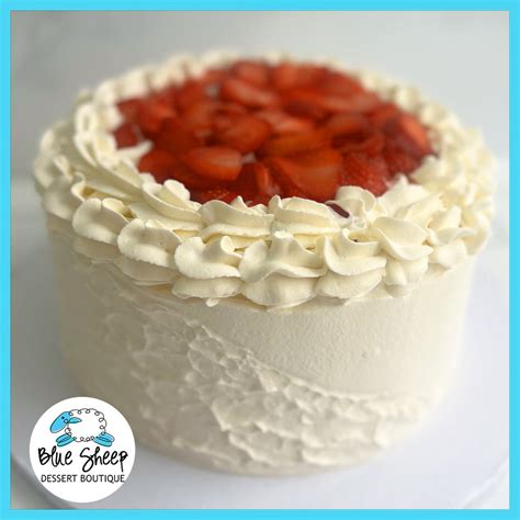 Strawberry Shortcake Angel Food Cake Blue Sheep Bake Shop
