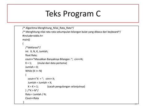 Materi 2 Pengertian Dasar Algoritma Ppt