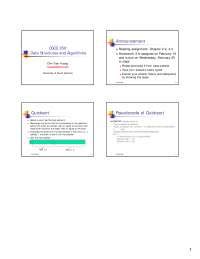 Homework 3 Data Structures And Algorithms CSCE 350 Docsity
