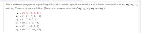 Solved Use A Software Program Or A Graphing Utility With