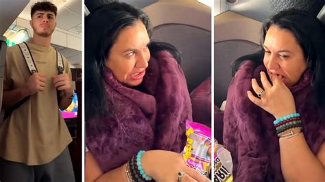 Keemokazi Fun With His Mom In Plane😂 Youtube