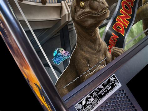 Jurassic Park 30th Anniversary Le Pinball Machine By Stern Pinball For
