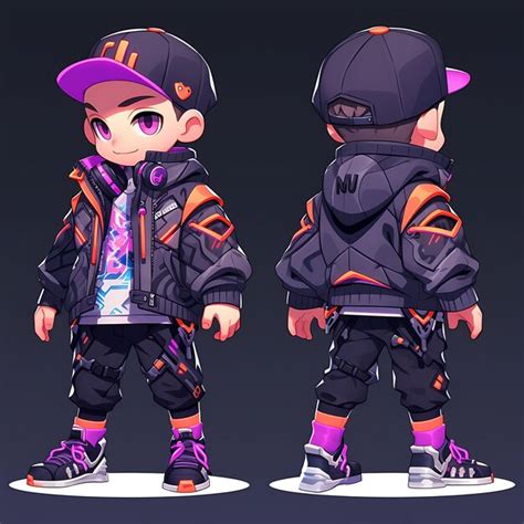 Premium Photo Character Of Male Chibi Kawaii Music Producer