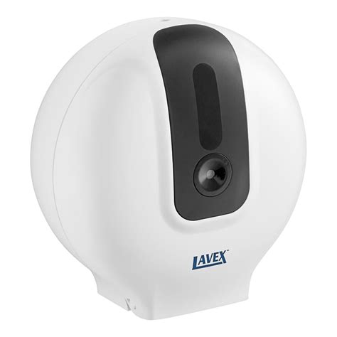 Lavex White 9 Single Roll Jumbo Toilet Tissue Dispenser With Window