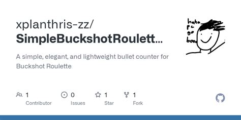 Github Xplanthris Zzsimplebuckshotroulettecounter A Simple Elegant And Lightweight Bullet