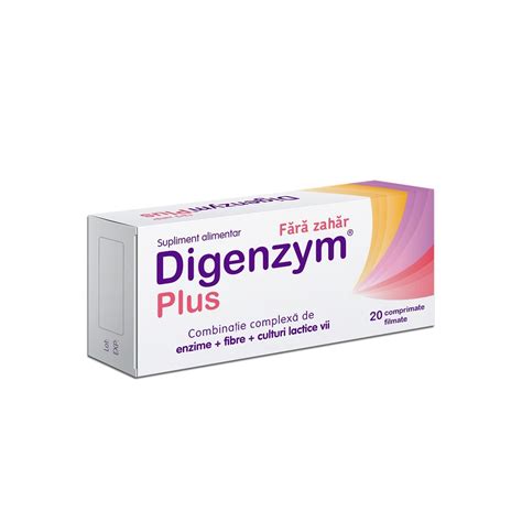 Digenzym Plus fără zahăr tablete Labormed Farmacia Tei