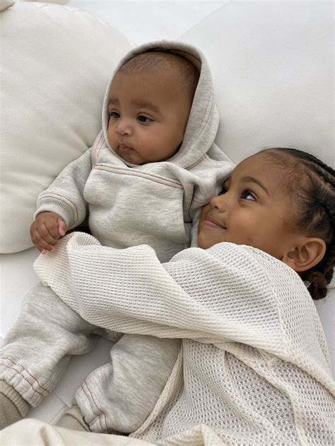 Kim Kardashian Flaunts Adorable Pictures Of Her Sons Saint And Psalm
