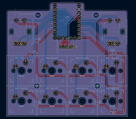 Pcb And Schematic Review 8 Key Rp2040 Zero Macropad Rprintedcircuitboard