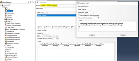 Hashin Damage Abaqus Model Vs 3D Hashin VUMAT Subroutine FEA CFD