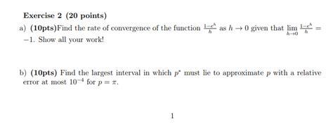solved exercise 2 20 ﻿points a 10pts find the rate of