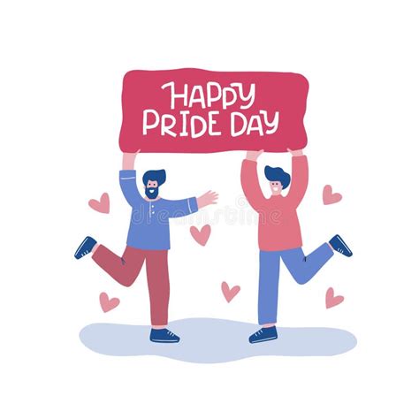 Lgbt平面矢量图插图 男同性恋与女性卡通人物 手绘字母 向量例证 插画 包括有 性别 重点 181722279