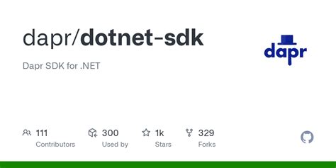 github dapr dotnet sdk dapr sdk for