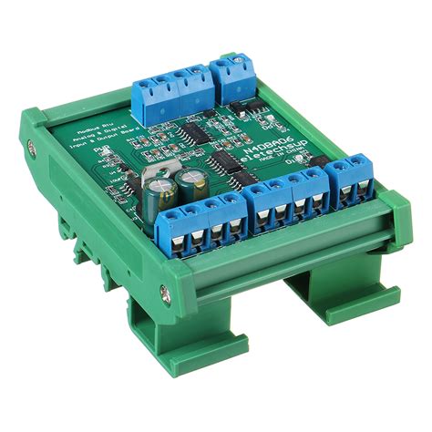 N Dba Channel Analog Digital Io Module Rs Modbus Rtu Protocol Adc Dac With Din Rail Box