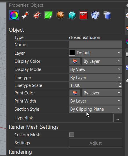 Clipping Plane Properties Bug Rhino For Windows Mcneel Forum