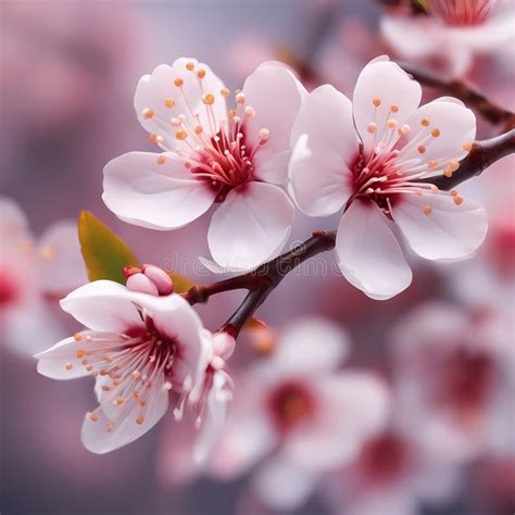 Beautiful Sakura Background Stock Illustration Illustration Of Font
