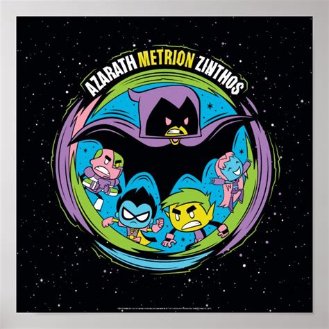 Teen Titans Go Raven Azarath Metrion Zinthos Poster