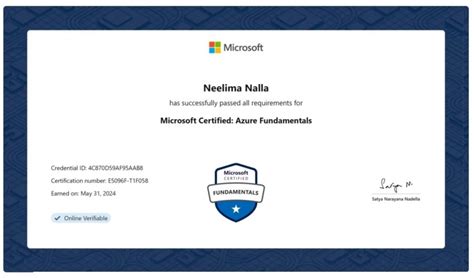 neelima nalla on linkedin i m happy to share that i ve obtained a new certification microsoft…