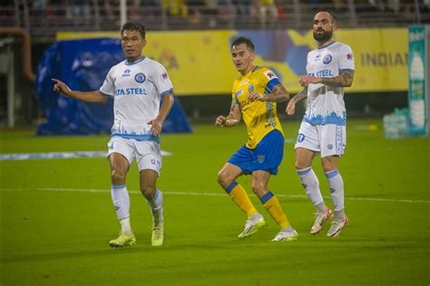 In Pics Kerala Blasters Vs Jamshedpur FC Match Blasters Wins Second Match Mykhel