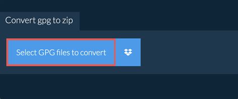 convert gpg to zip online quick secure and free ezyzip