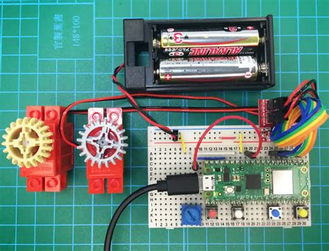 ラズパイpico Dcモーターの使い方 簡単速度制御pwm15v、3vモーター対応 ロジカラブログ