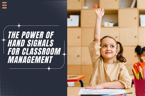Hand Signals For Classroom Management 5 Important Applications