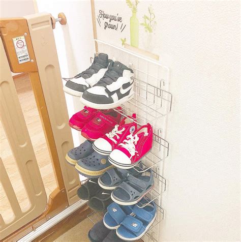狭い玄関の靴収納も100均で解決！100均便利グッズやスッキリ見せるdiyアイデアをご紹介｜mamagirl ママガール
