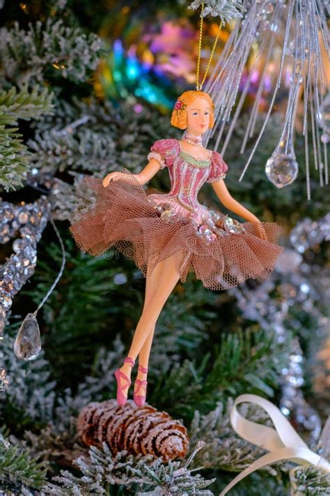 Ballerina Toy Christmas Decoration Stock Image Image Of Ball