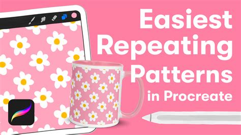 make the easiest repeating patterns in procreate bardot brush