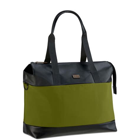 Cybex Platinum Tote Bag Khaki Green From W H Watts Pram Centre