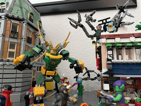 I Used The Doc Oc Mech Arms For The Minifig And Turned His Mech Into