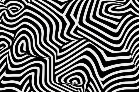 Premium Ai Image Seamless Pattern With Twisted Lines Vector Linear Ai