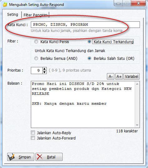 Import Auto Respond Dari File Excel