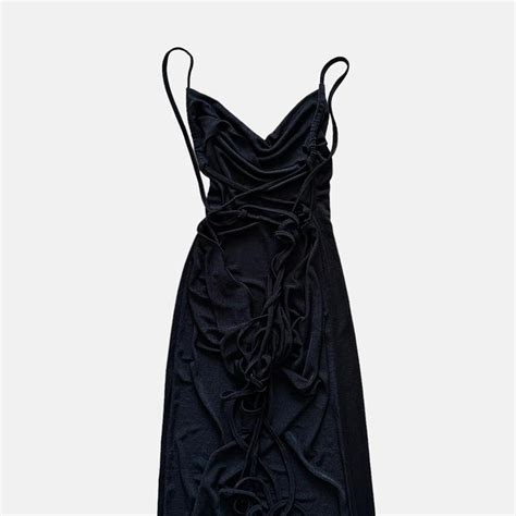 Beautiful Black Backless Long Maxi Dress 🖤 Brand New Depop